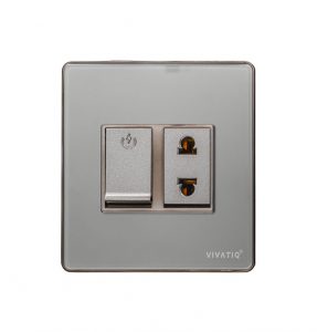 1 SWITCH + 1 SOCKET – Vivatiq Electrical