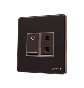 1 SWITCH + 1 SOCKET – Vivatiq Electrical