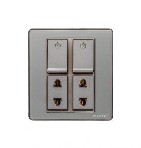 2 SWITCH + 2 SOCKET – Vivatiq Electrical
